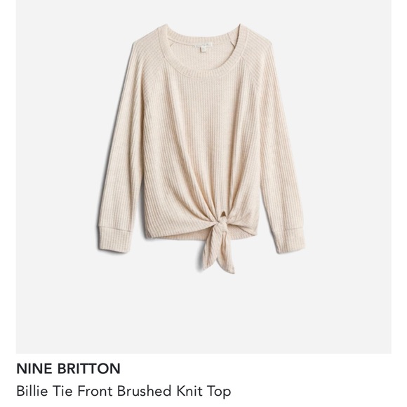 nine britton | Tops | Nine Britton Brushed Knit Top | Poshmark